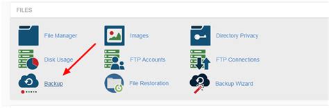 how to backup the database of your website using cpanel