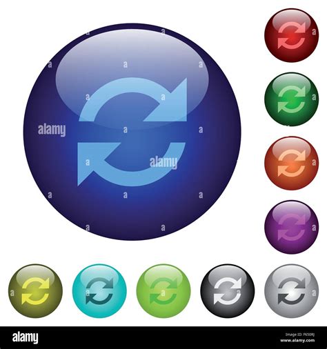 Glass Refresh Layer Stock Vector Images Alamy