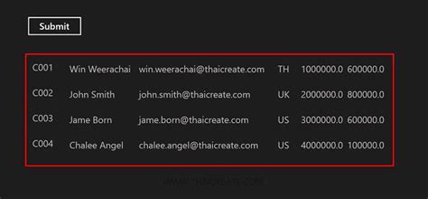Example 1 Windows Store App And List Data Web Services C
