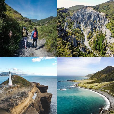 Coastal Wairarapa New Zealand Castlepoint Putangirua Pinnacles