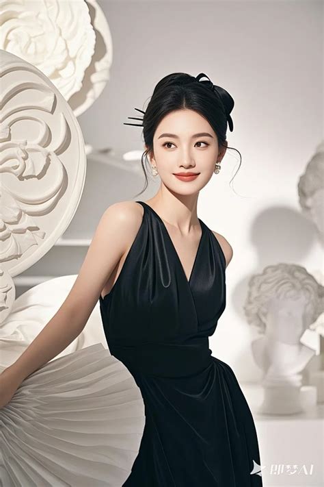 美丽的模特，东方女生，温柔，气质，赫本风，甜美，唯美意境，高级感，面部细节完美，人物细节精致，清透，奇幻的光影，细腻的光泽，磨砂质感，高级感背景，艺术感背景，高级感色调，高度细节，白色高冷背景