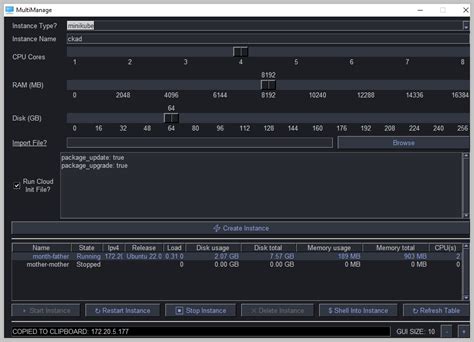 Multimanage A Multiplatform Gui For Multipass