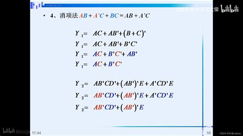 逻辑函数的公式化简法用公式法化简逻辑函数 Csdn博客
