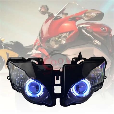 오토바이 전방 프로젝터 헤드 라이트 어셈블리 천사 눈 Hid 헤드 램프 혼다 용 Cbr1000rr Cbr1000 Rr 2008 2011 09 10 All Newangel