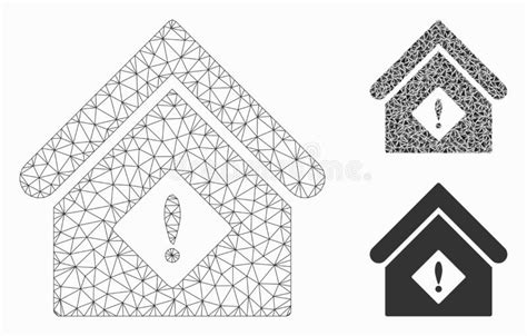 Problem Building Vector Mesh Wire Frame Model And Triangle Mosaic Icon Stock Vector