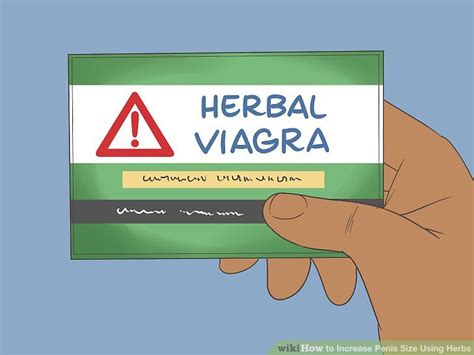 3 Ways To Increase Penis Size Using Herbs WikiHow
