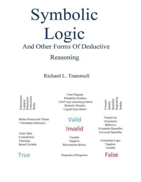 Symbolic Logic And Other Forms Of Deductive Reasoning Logic Truth Words