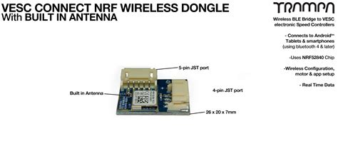 Vesc Connect Nrf Wireless Dongle With Integrated Antenna