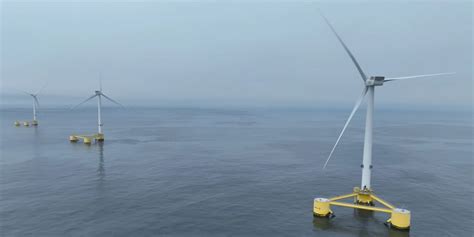 Worlds First Semi Submersible Floating Offshore Wind Farm Blows Past