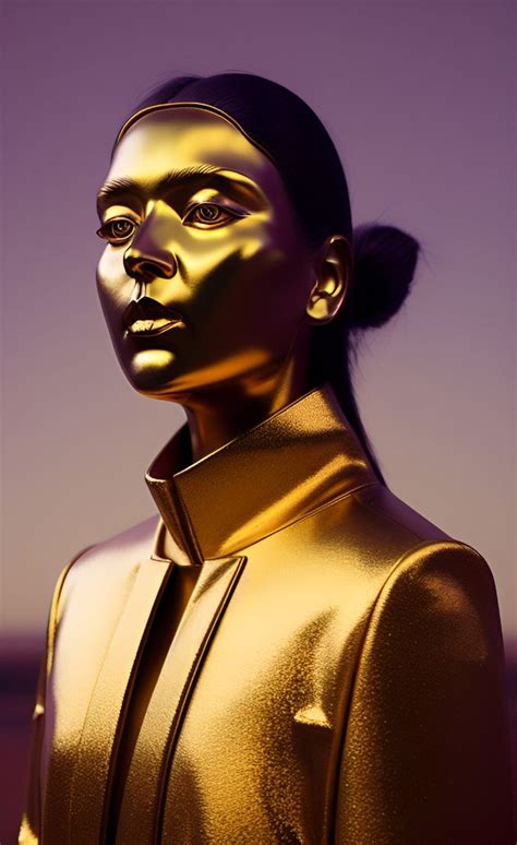 Face Gold Woman In Face Women Gold