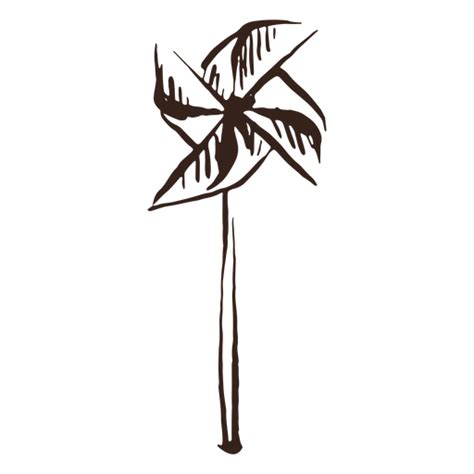 Windmill Hand Drawn Png And Svg Design For T Shirts