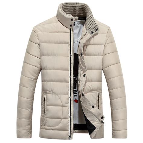 Winter Warm Thick Knitted Collar Plus Size Xxxl Winter Jackets Men
