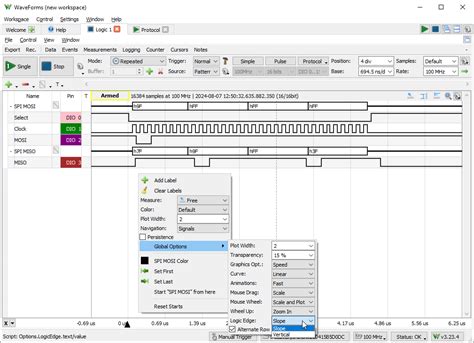 Spi Measurement With Analog Discovery 2 Test And Measurement Digilent Forum