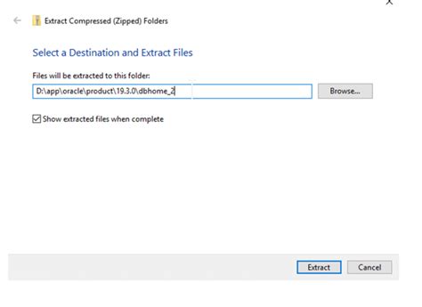 Oracle Database 19c Software Cloning Using Gold Image Windows