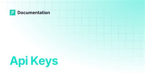 Api Keys Documentation