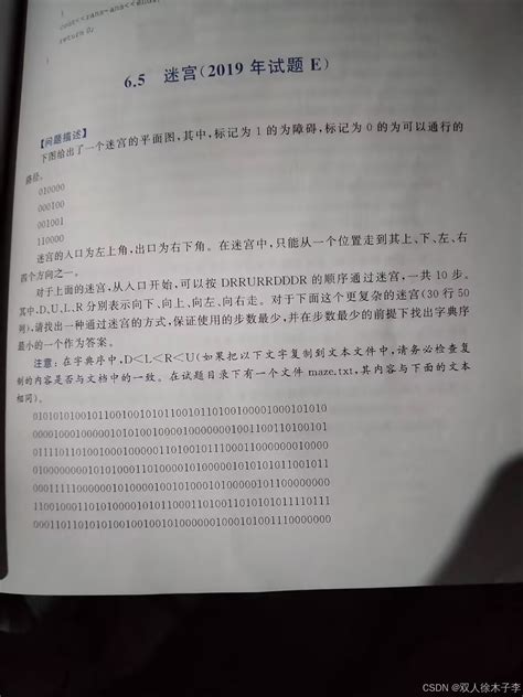 迷宫（蓝桥杯19e） Csdn博客