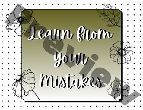 Ombre Flower How To Be A Mathematician Posters Growth Mindset Math