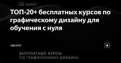 ТОП 20 бесплатных курсов по графическому дизайну для обучения с нуля Где Курс Дзен