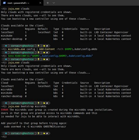 Windows Juju And MicroK8s Bootstrap Error Juju Charmhub