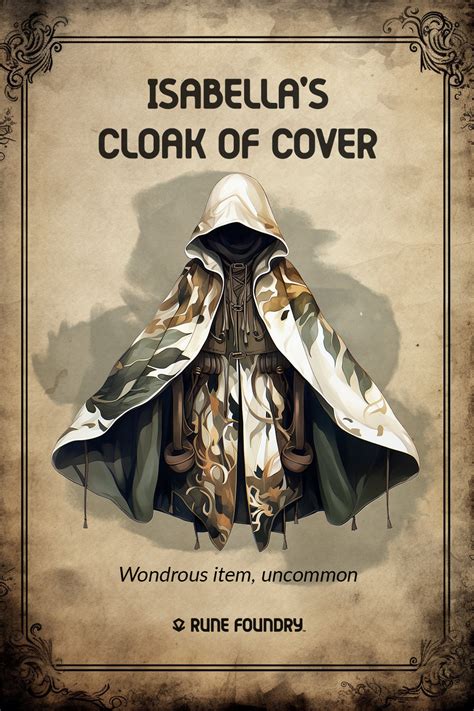 Isabellas Magical Items Free 5e Magic Items Rune Foundry