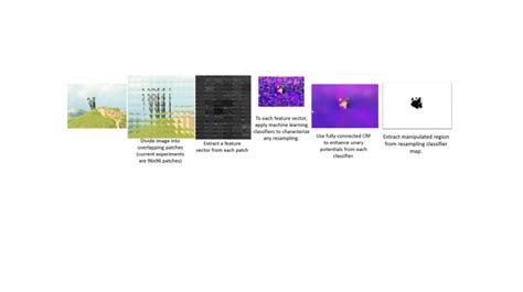 detection and localization of image forgeries using resampling features and deep learning deepai