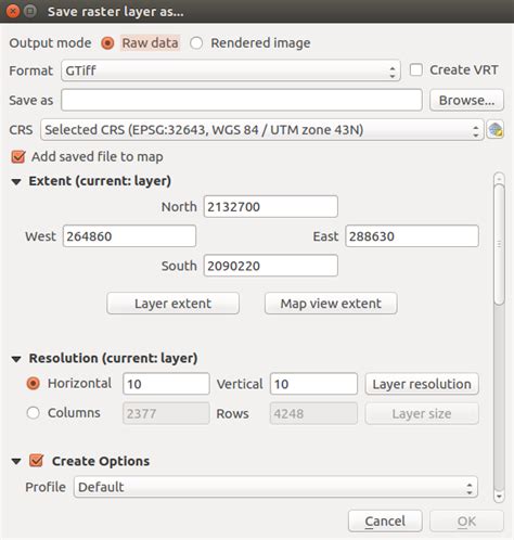 Qgis Increasing Extent Of Raster Geographic Information Systems