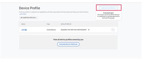 How To Create A Device Profile In A Published Smartthings Schema Connector App Support