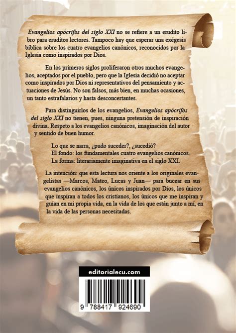 Evangelios Apócrifos Del Siglo Xxi Editorial Club Universitario