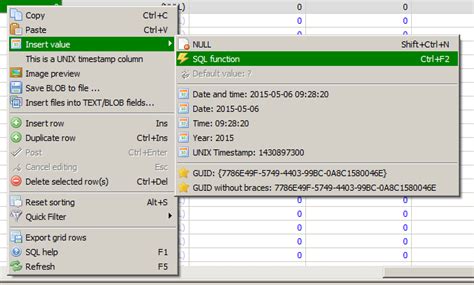 Error Insert Sql Functions And Inline Editing