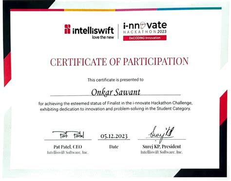 Onkar Sawant On Linkedin Innovate Hackethon2023 Innovationjourney