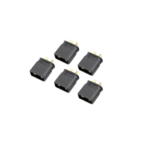 Amass Xt30 Connector Black 5 Pcs Quadkart