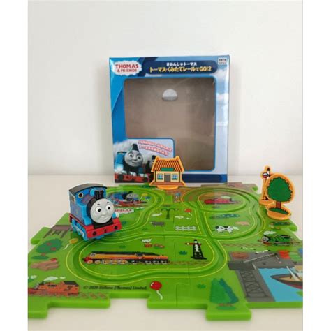 รถไฟโทมัสไขลานวิ่งรางแผ่น Thomas Train งานกล่อง Shopee Thailand