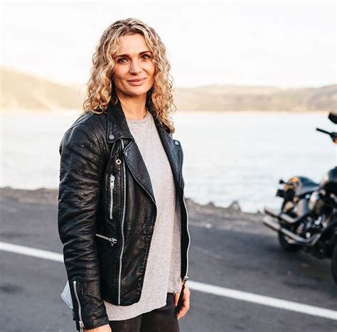 Pin By J On Danielle Cormack Danielle Cormack Biker Girl Leather Jacket