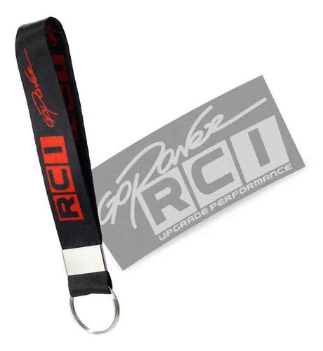 Llavero Con Cable De Alimentación Rci Go En Tela Con 20 Mm De Ancho Mercadolibre