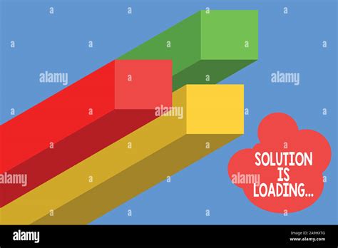 Handwriting Text Writing Solution Is Loading Conceptual Photo Thinking Of Way To Solve Big