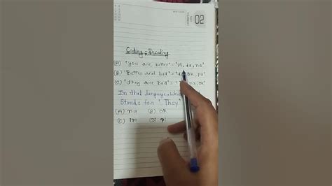 Coding Decoding Reasoning I Sbi L Ibps L Rrb L 2024 Banking Exam Youtube