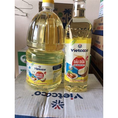 Dầu Dừa Vietcoco 100 Nguyên Chất Chai 2 Lít Shopee Việt Nam