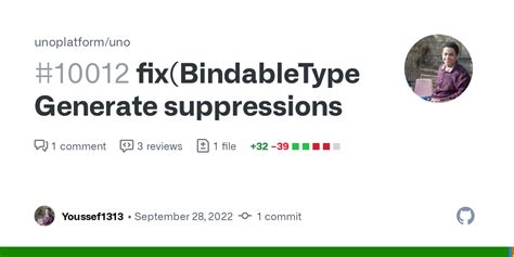 Fix BindableTypeProvidersGenerator Generate Suppressions By