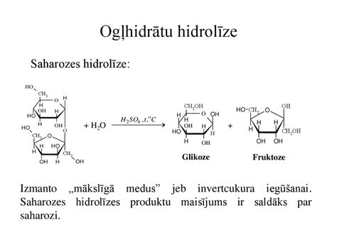 Ogļhidrātu veidošanās un hidrolīze - презентация онлайн