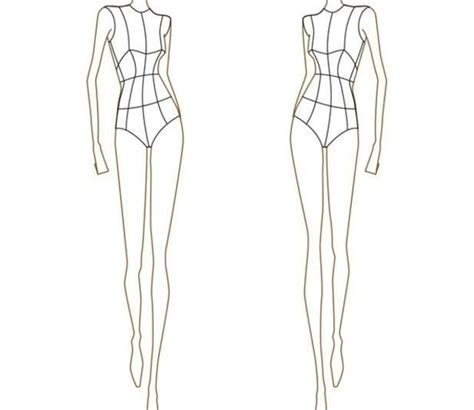Шаблоны для технического рисунка одежды 80 фото