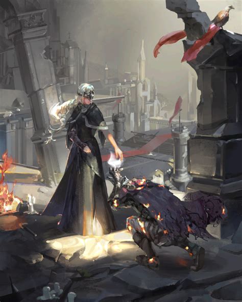 Ashen One Fire Keeper Dsiii персонажи Dark Souls 3 Dark