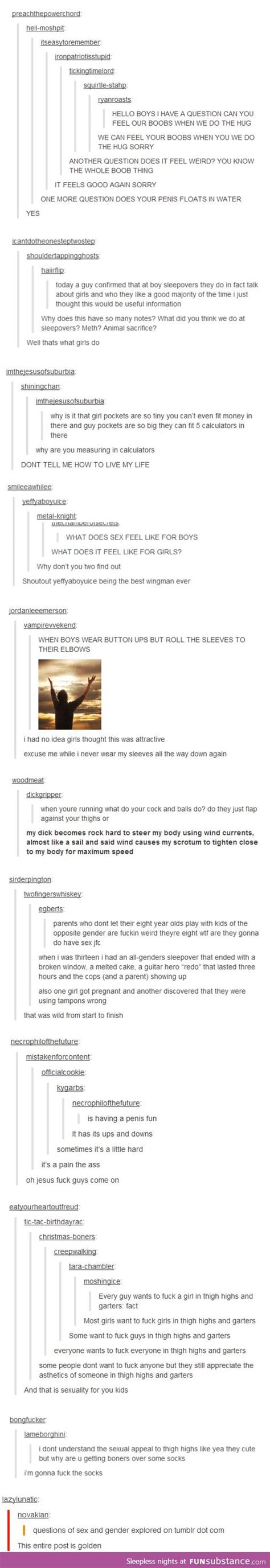 Tumblr Explores The Mysteries Of Sex And Gender FunSubstance