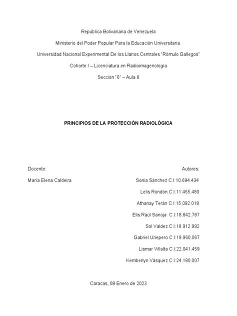 Proteccion Radiologica Imprimir Descargar Gratis Pdf Radiación