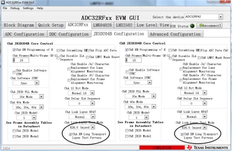 ADC RF EVM ADC RFXX EVM GUI Data Converters Forum Data Converters TI E E Support Forums