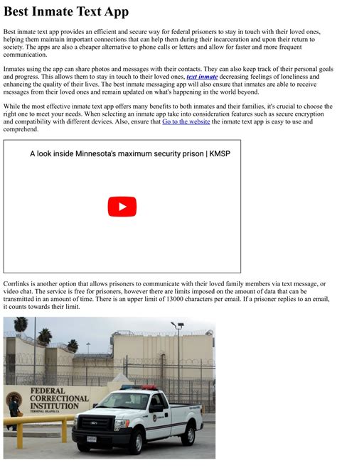 Ppt Best Inmate Text App Powerpoint Presentation Free Download Id 13663040