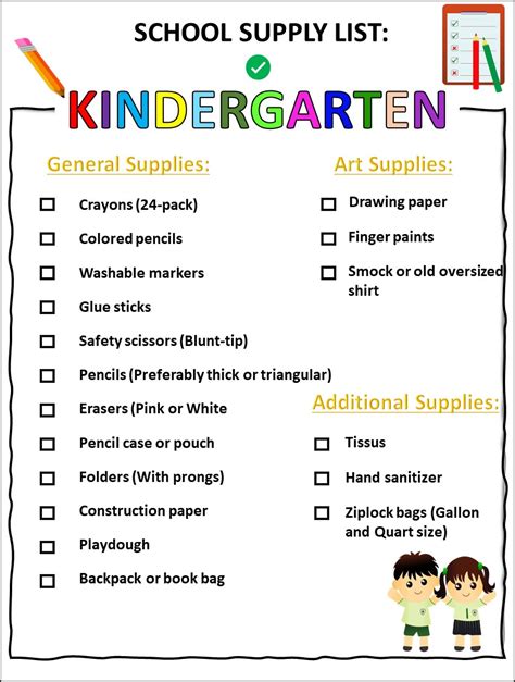 List Of Supplies For Preschool Classroom At James Madrigal Blog