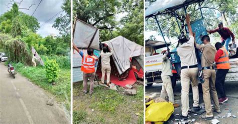 Pune Pmc Removes Road Encroachments On Nibm Undri Road Pune Pulse