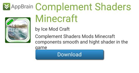 Complement Shaders Minecraft For Android Free App Download