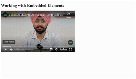 How To Work With Documentembeds In Javascript Geeksforgeeks