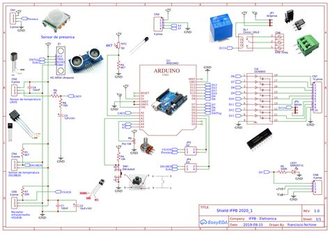 Shield Rele Easyeda Open Source Hardware Lab